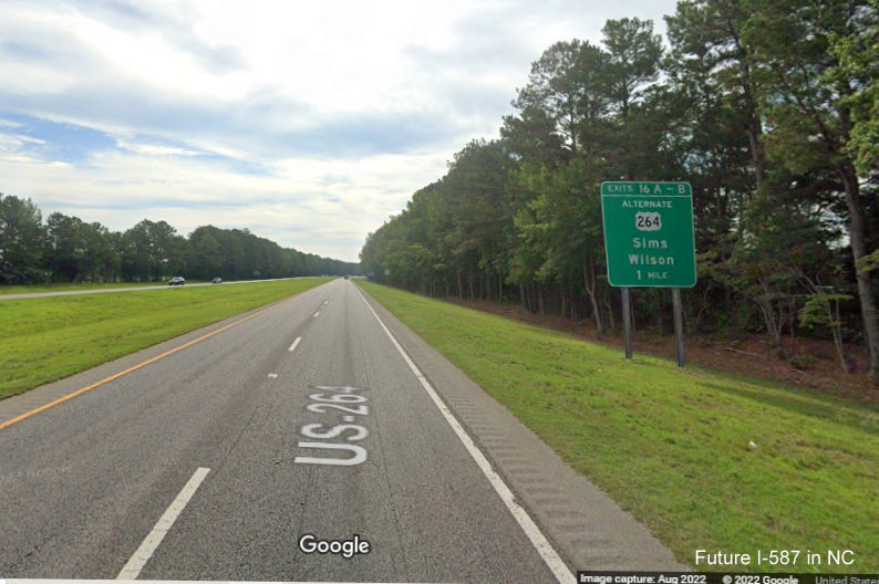Future I-587 in North Carolina